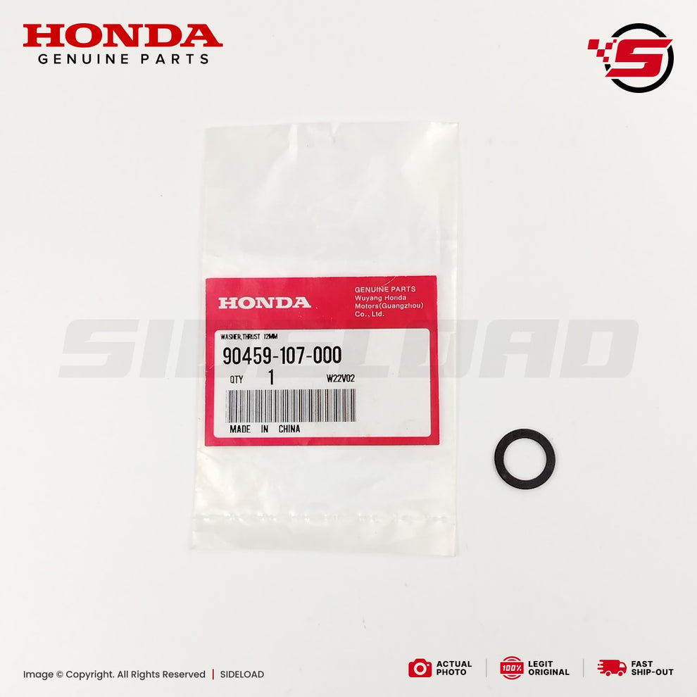 Washer, Thrust, 12mm - TMX 155 - Honda Genuine (90459-107-000 ...