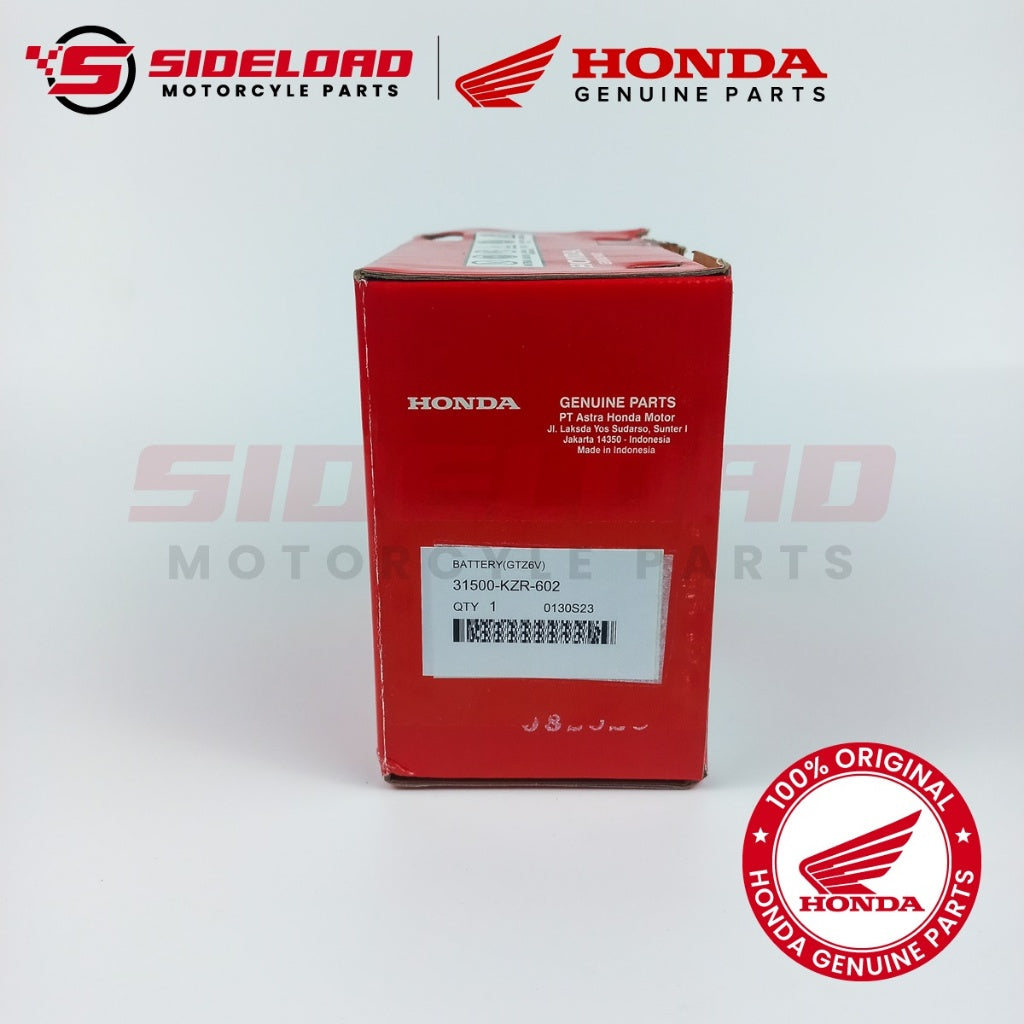 Battery (GTZ6V) (GS YUASA) - Click 125i - Honda Genuine (31500-KZR-602 ...
