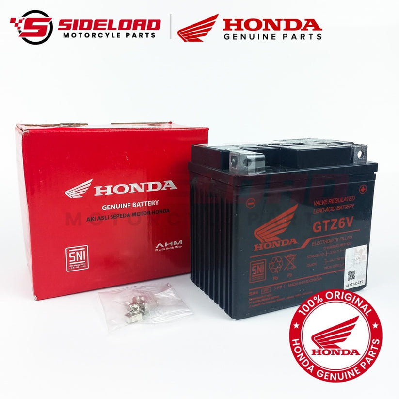 Battery (GTZ6V) (GS YUASA) - Click 125i - Honda Genuine (31500-KZR-602 ...