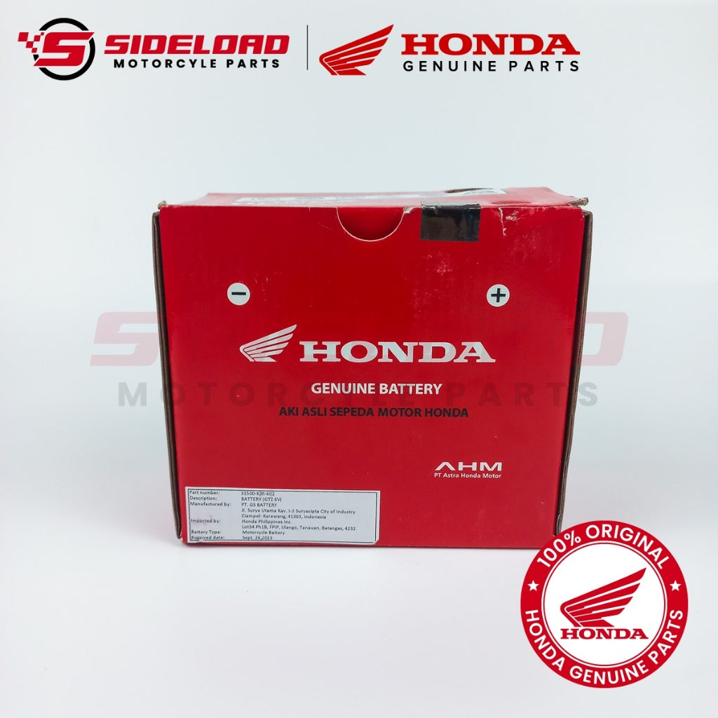 Battery (GTZ6V) (GS YUASA) - Click 125i - Honda Genuine (31500-KZR-602 ...
