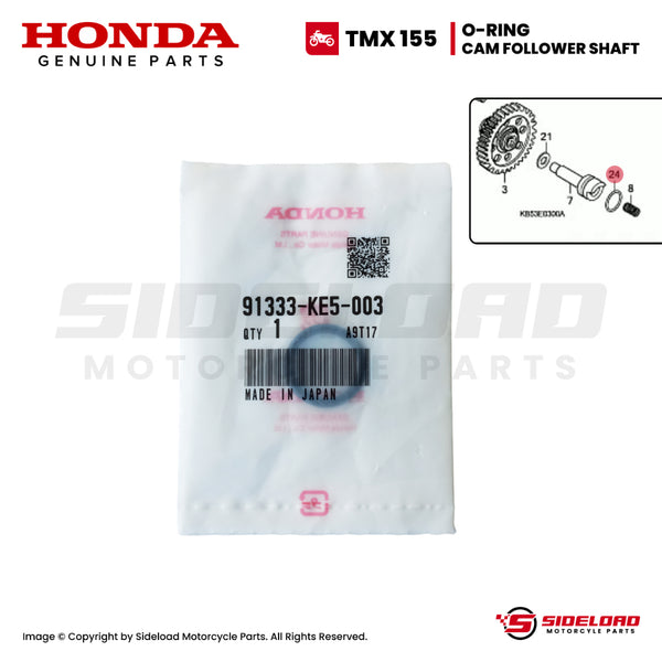 O-Ring, Cam Follower Shaft (17.0x2.5) - TMX 155 125 Alpha - Honda Genu ...