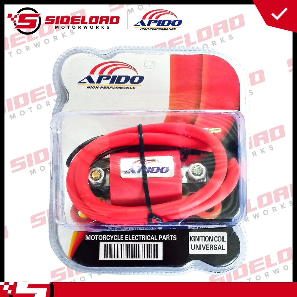 Ignition Coil - Universal - Apido – Sideload Motorcycle