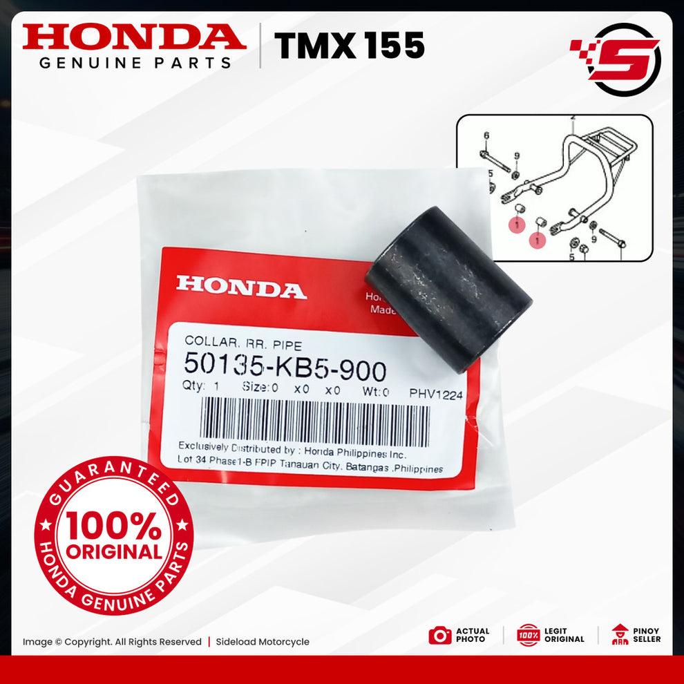 TMX 155 - Carrier Spacer/Bushing (50135-KB5-900) - Honda Genuine (100% ...