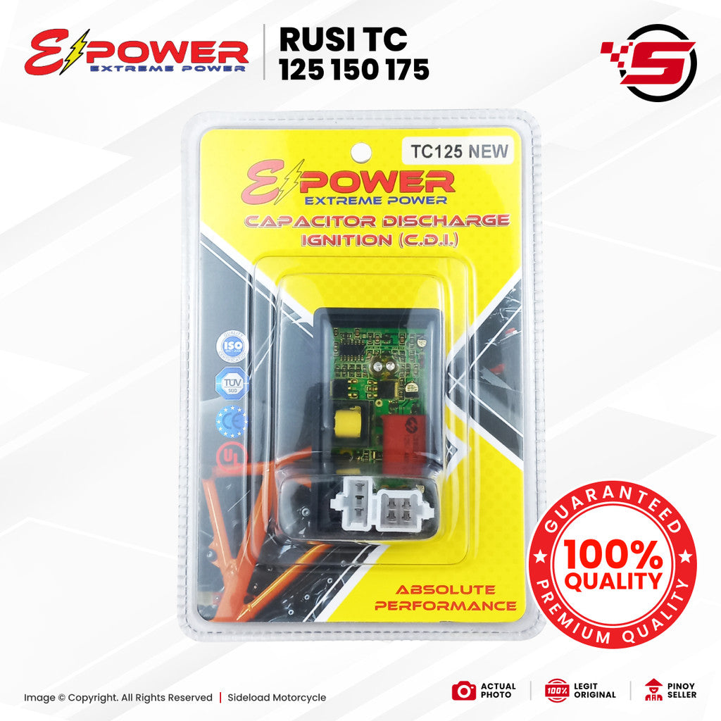 Racing CDI - Rusi TC 125 150 175 - E-Power (Quality) – Sideload Motorcycle