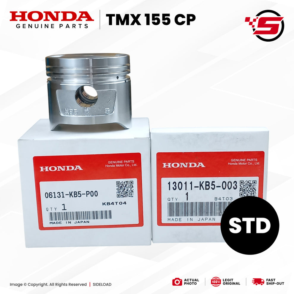 Piston Kit (STD) - TMX 155 CP - Honda Genuine (06131-KB5-P00 ...